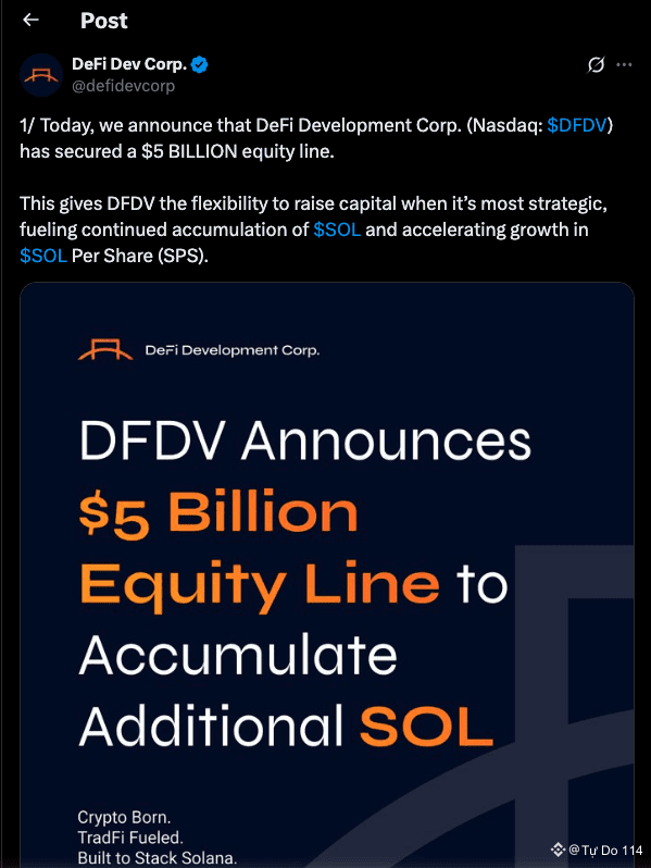 DeFi Development Corp (DFDV) Raises $5 Billion to Increase SOL ...