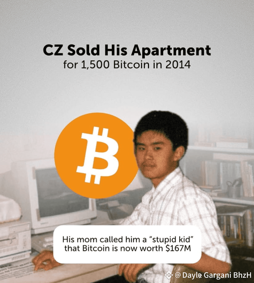 😱👉CZ Sold His Apartment for 1,500 BTC in 2014 — His Mom Th | Dayle Gargani BhzH1 on Binance Square