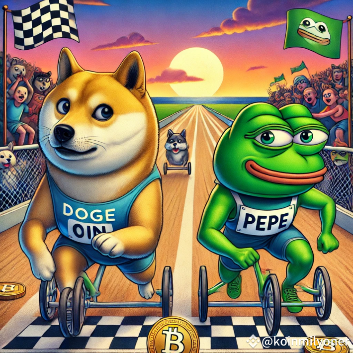 Would You Say That Dogecoin Is Falling Behind PEPE? In the ...