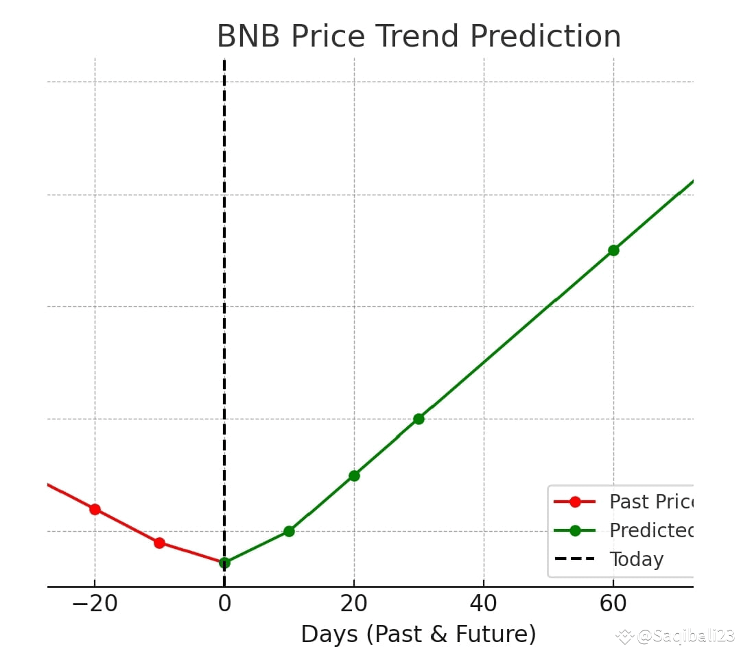 #Here is the updated BNB price trend prediction graph with a ...