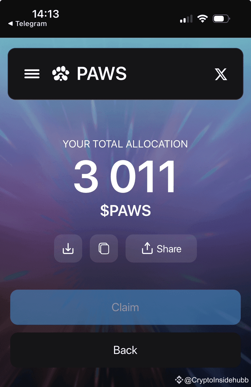 How many $PAWS coins do you have? I've been shortchanged som ...