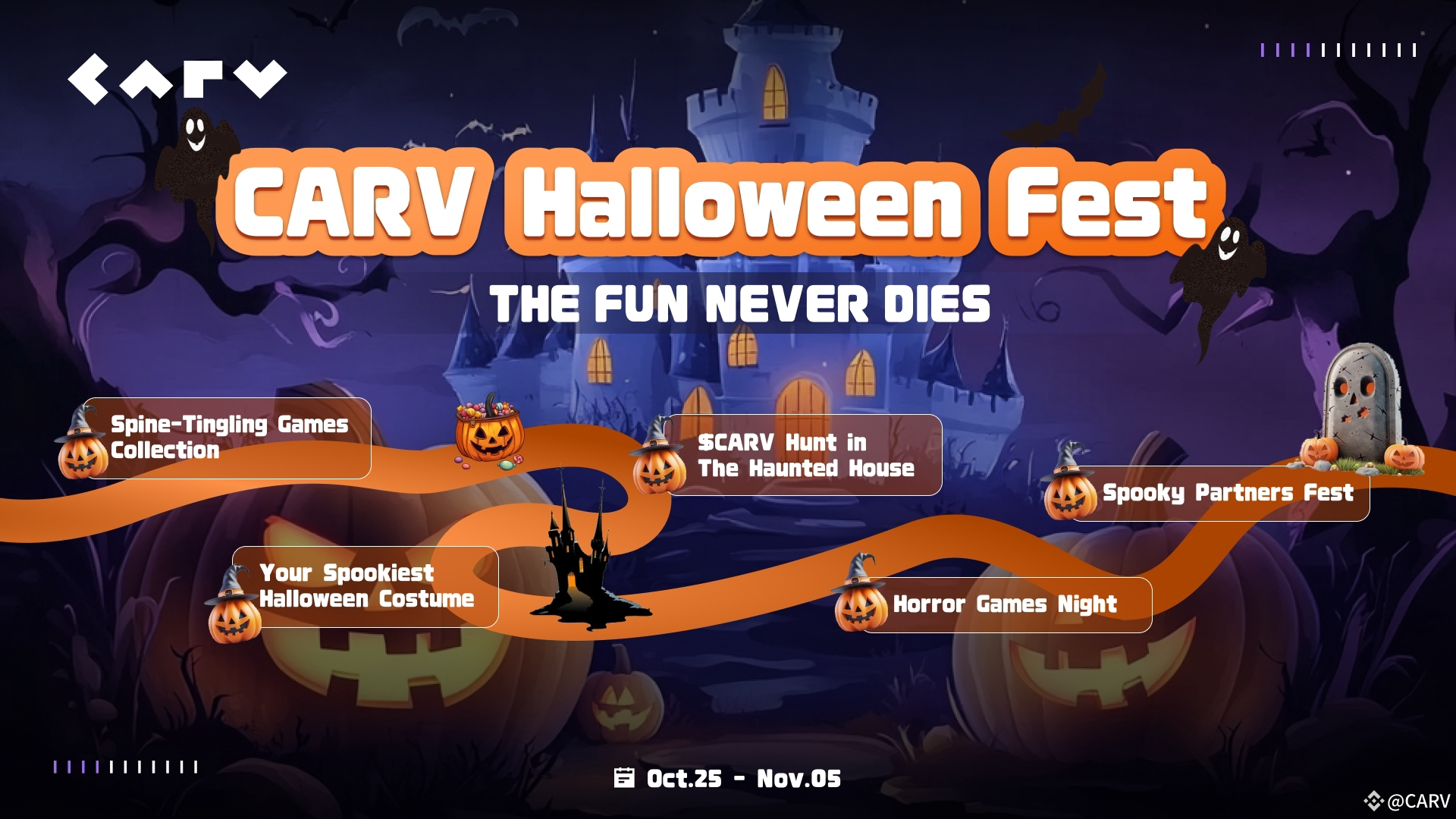 Halloween is coming to CARV early this year 🎃 Trick or Tre | CARV on Binance Square