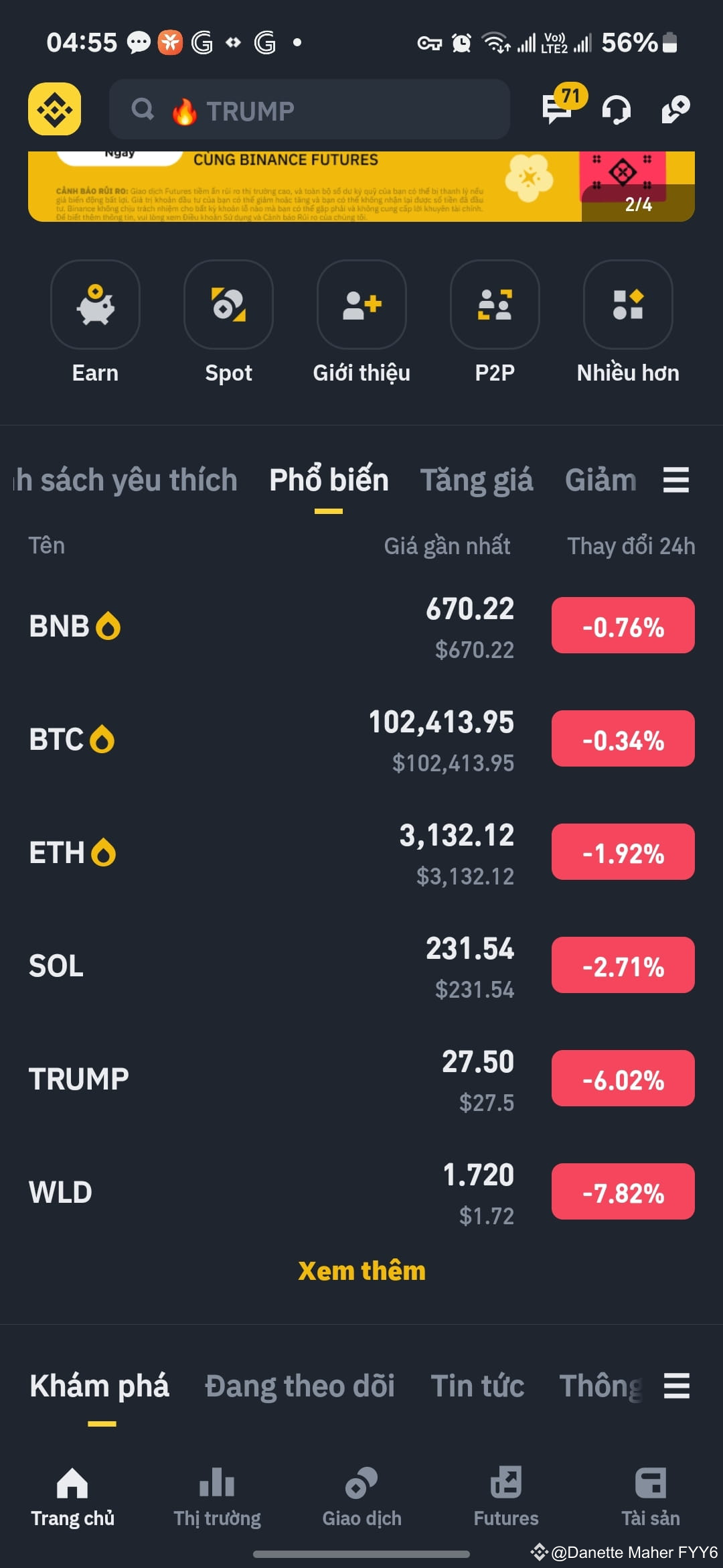 $BTC they keep saying strong fluctuations decrease by 0. % | tiger bip ...