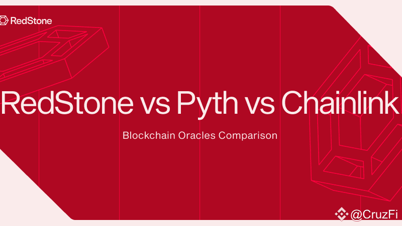 RedStone vs Chainlink vs Pyth: Which Oracle Powers the Future of DeFi? 🚀 | CruzFi on Binance Square