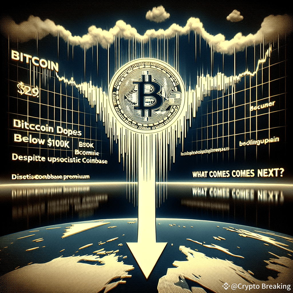 Bitcoin Drops Below $100K despite Optimistic Coinbase Premium – What ...