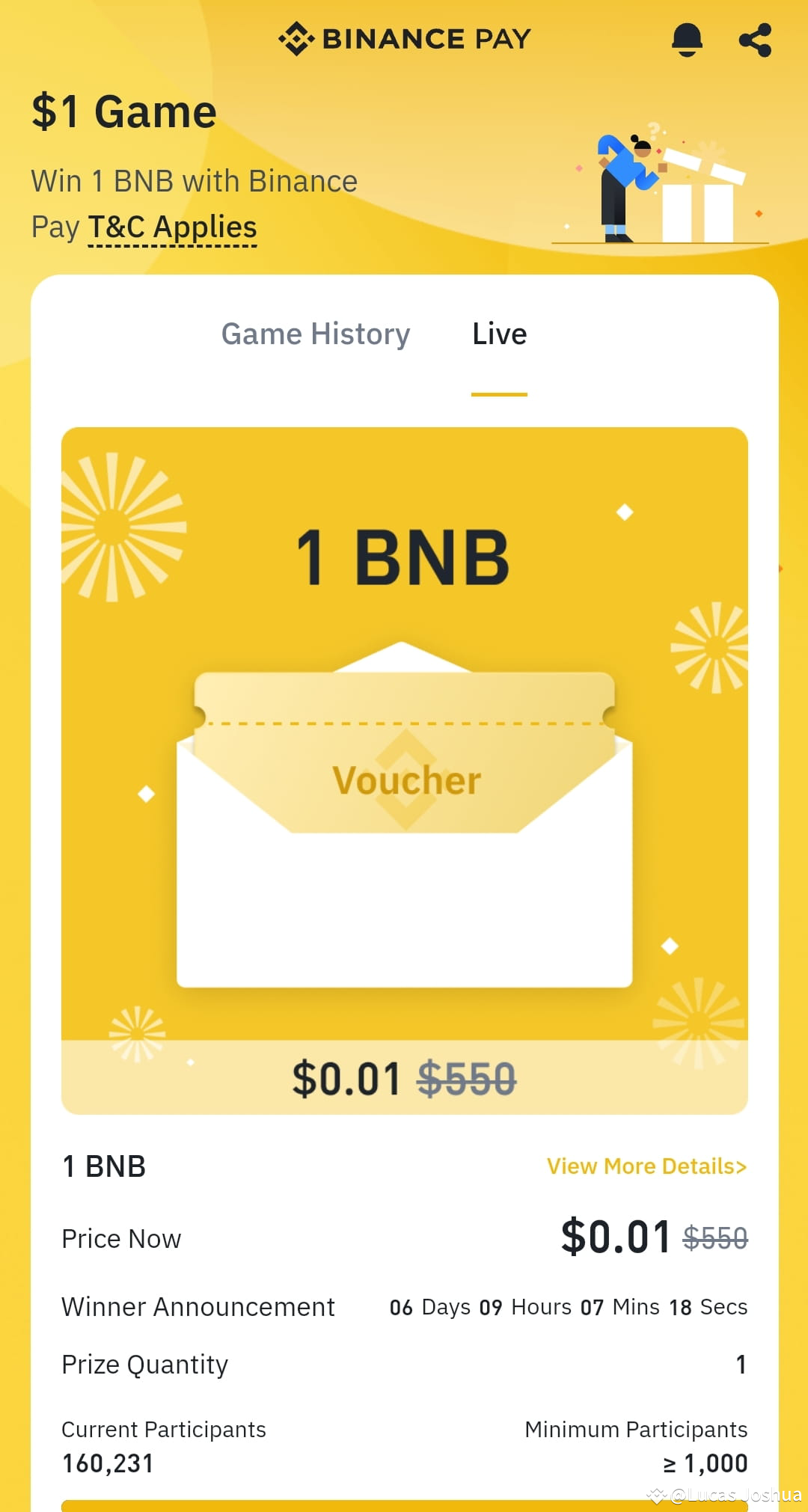 #BinanceEarnProgram $1 game Pls. join and use my link thanks | Lucas ...
