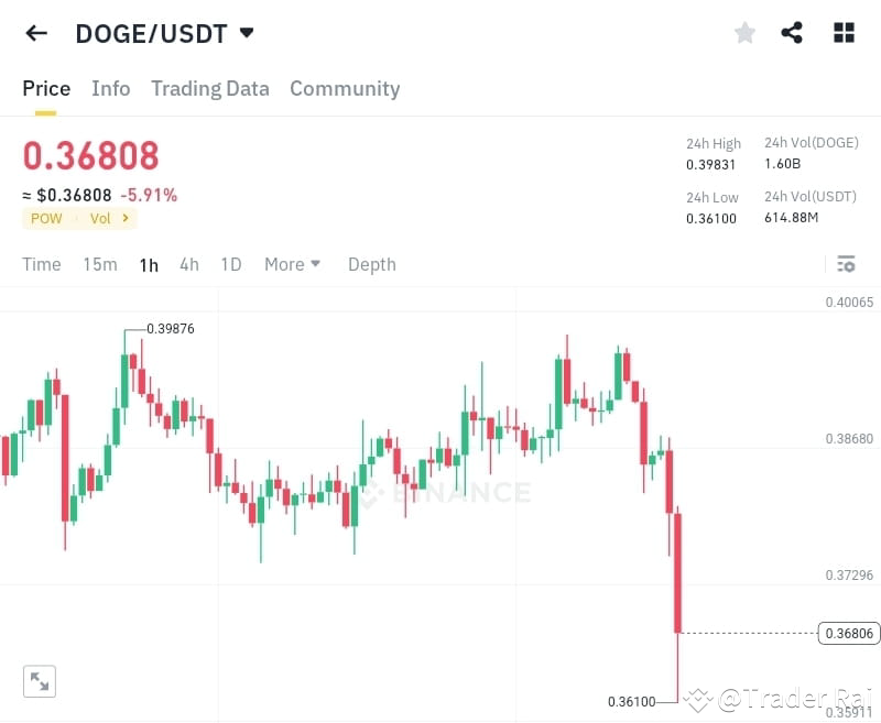 $DOGE /USDT - Significant Drop to Key Support! 🚨 📊 Curre | Trader Rai on Binance Square