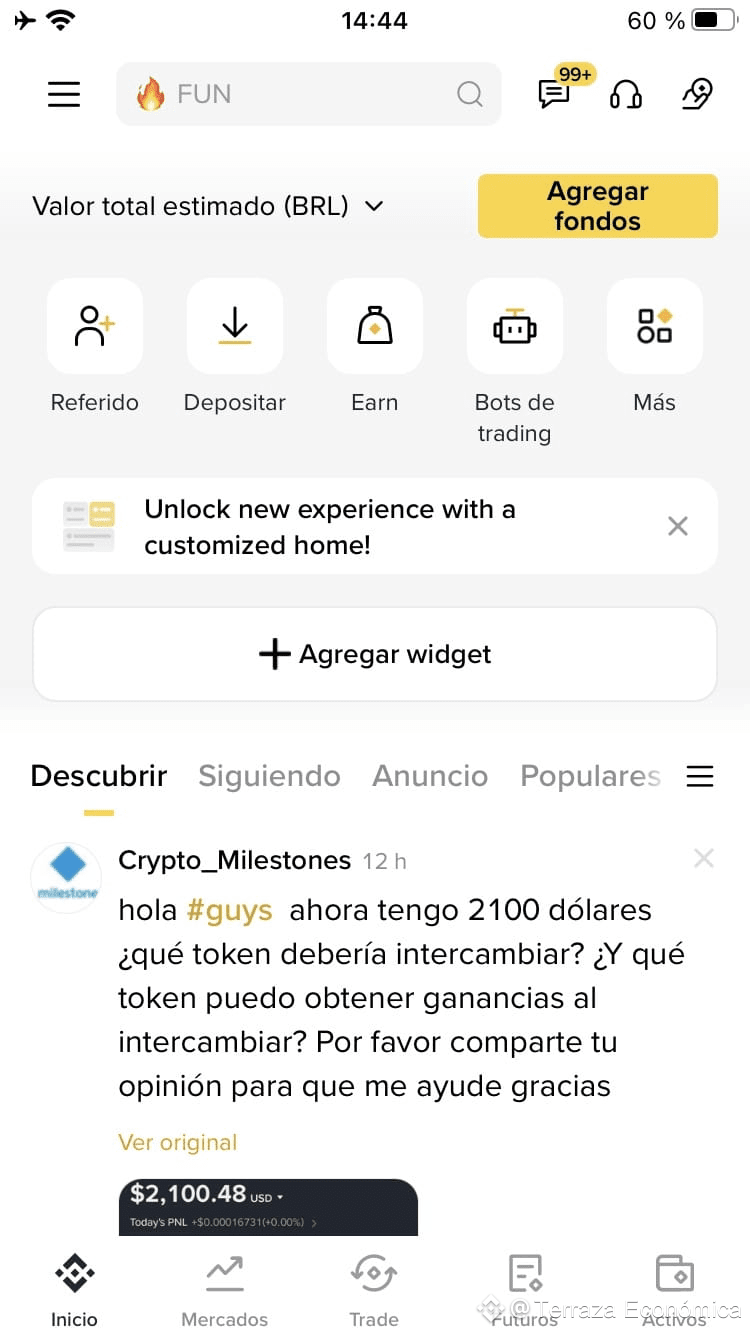 ¿Qué hay de nuevo en la app de Binance? Widgets, panel personalizable y ...