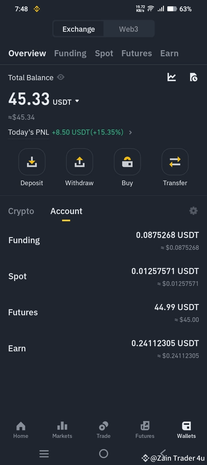 Daily 10 dollars PNL 🟢 Confirmed check my profile pinned | Zain Trader 4u on Binance Square