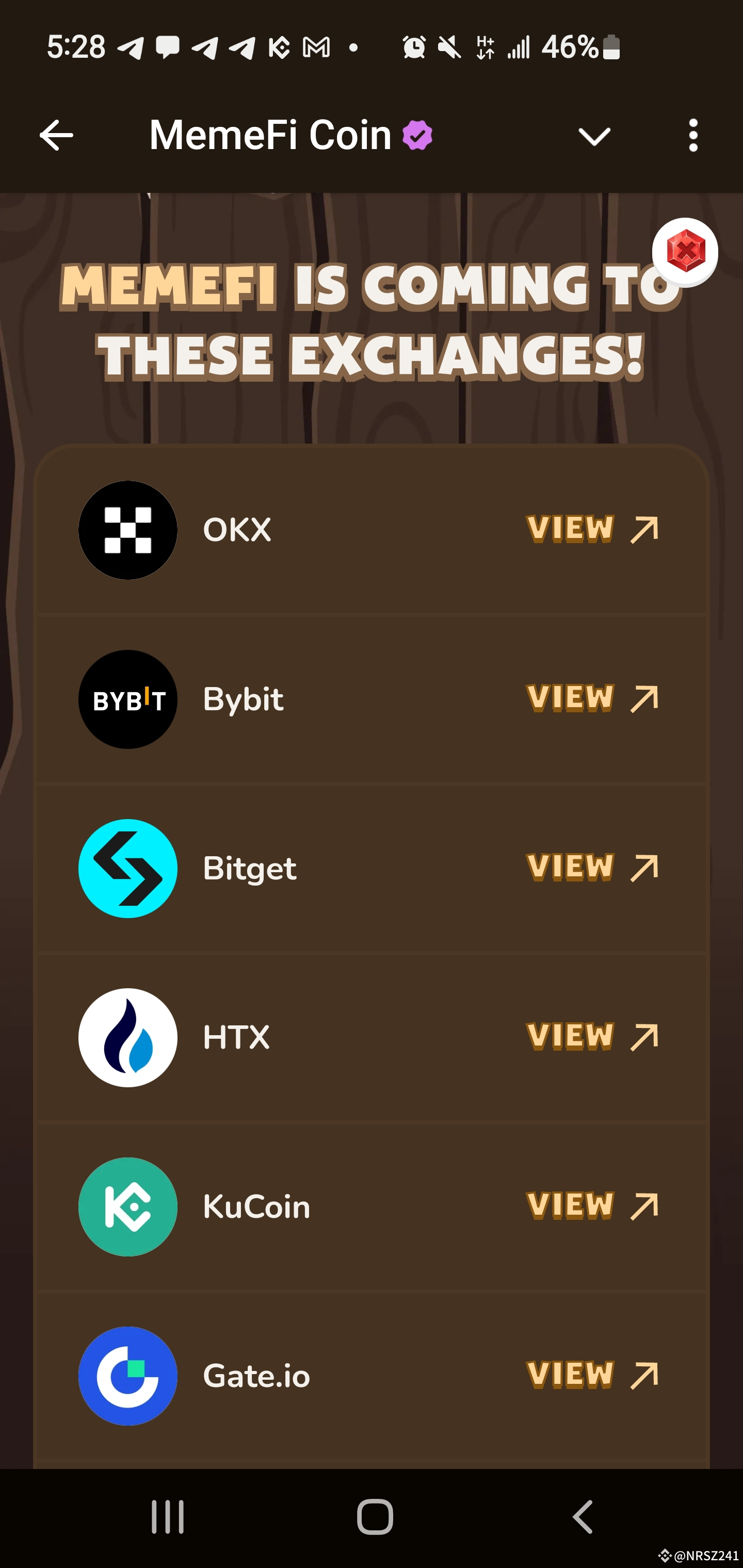 Exciting news for the MemeFi community! 🎉 I just received m | NRSZ24 on ...