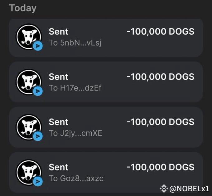Dogs Listed On Binance🔥Claim Your 100,000 Dogs🤑 Drops you | NOBELx1 on ...