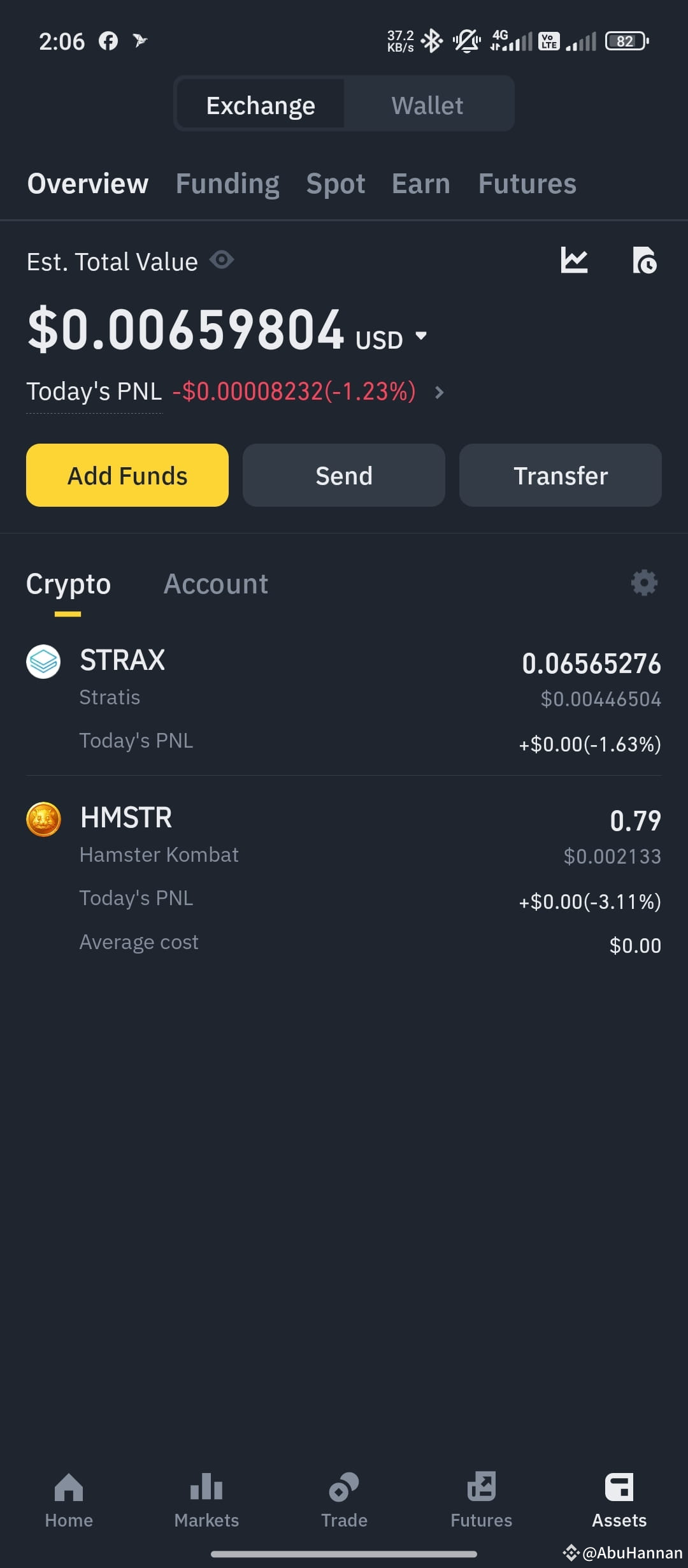 My Binance balance 😢 | AbuHannan on Binance Square