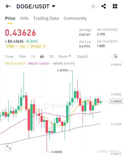 🚀 $DOGE /USDT: Dogecoin Holds Strong! 🐶 Dogecoin (DOGE) i | SD trader 11 on Binance Square