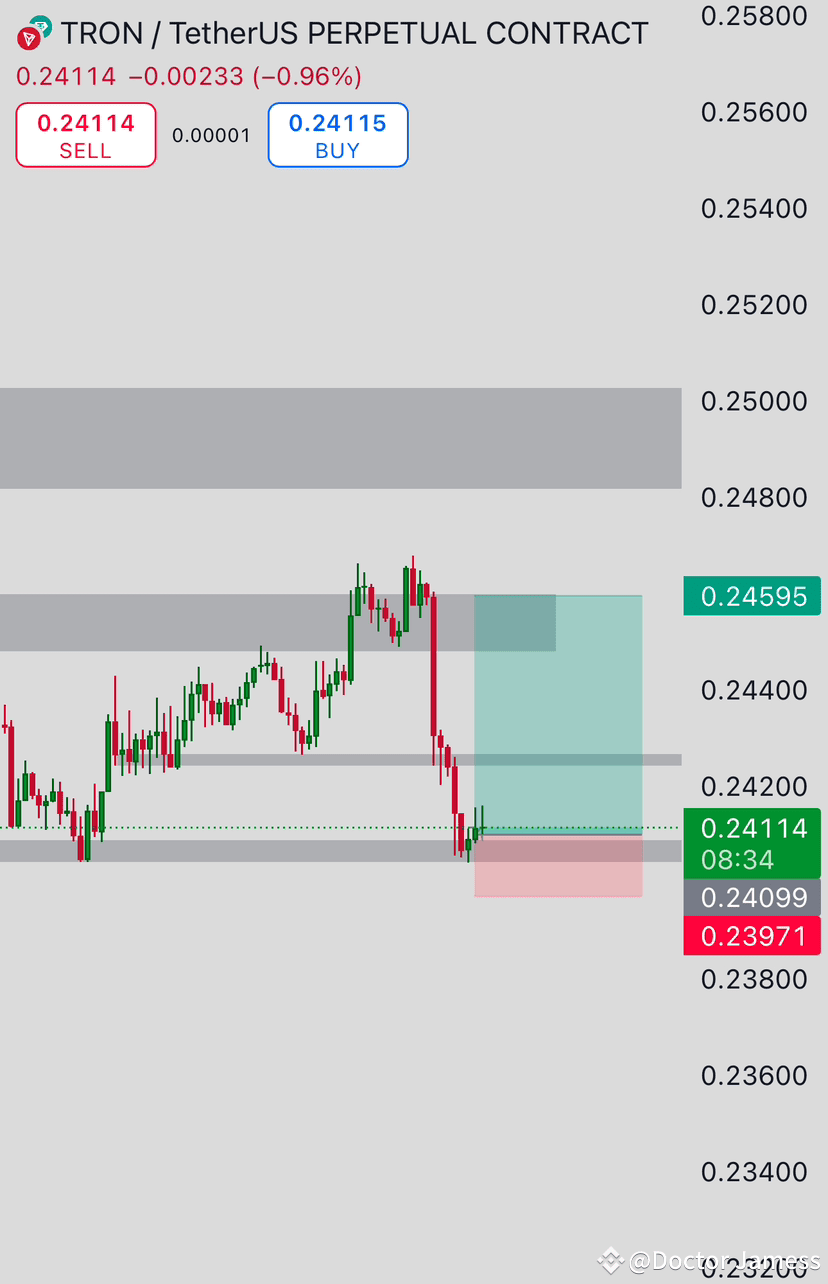 $TRX USDT SHORT TRADE ALERT 🚨 – BEARISH BREAKDOWN IN PLAY! | Doctor Jamess on Binance Square