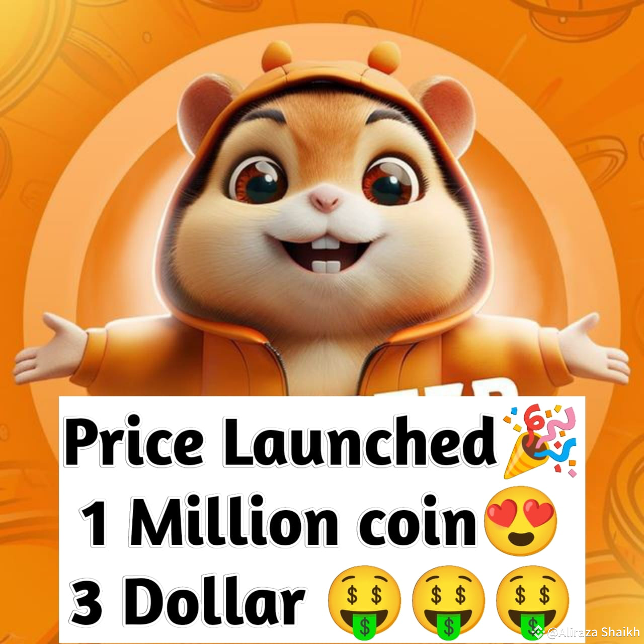 Good news Hamster Kombat Price Launched 1 Million coin price | Aliraza ...