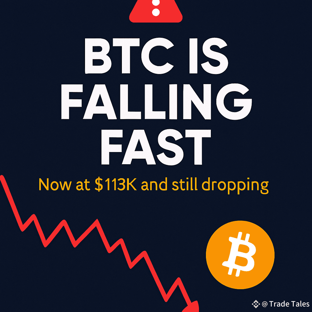 🚨 #BTC is Falling — FAST. From $118K to $113K… Retail is | Trade Tales ...