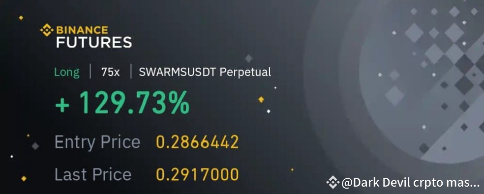 #SWARMS/USDT Take-Profit target 1 Achieved ALHAMDULILAH with | Dark Devil crpto master on ...