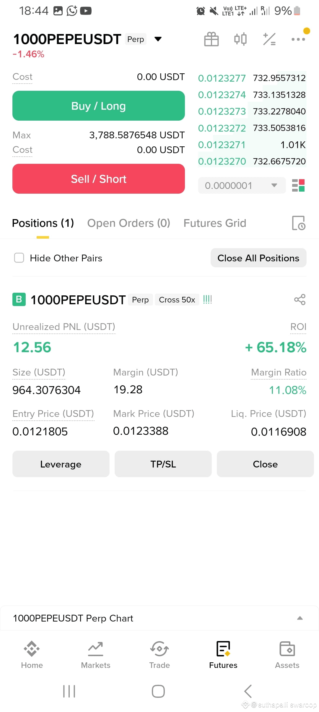 can I close trade guys tell me guys | suthapalli swaroop on Binance Square