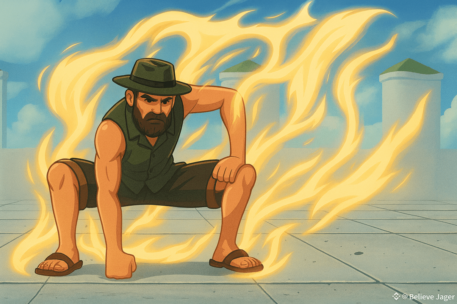 JAGER does not follow the routine, does not care about the | Believe ...