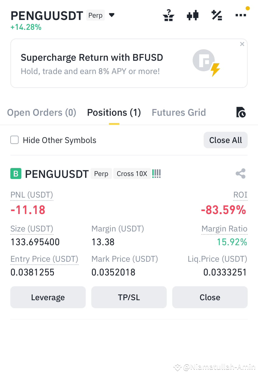 Can anyone tell me what I can do hold or close, please | Niamatullah-Amin on Binance Square