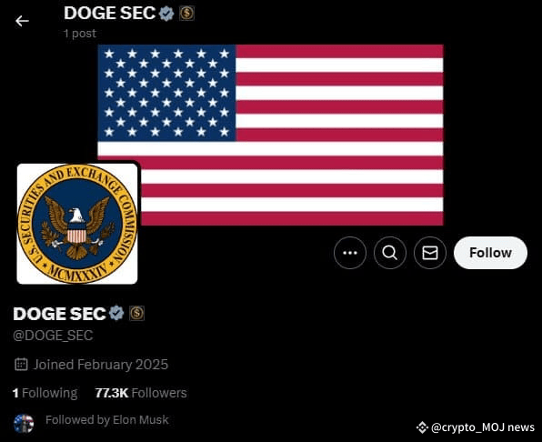 DOGE to SEC: “We’re watching you” The Department of | crypto_MOJ news ...