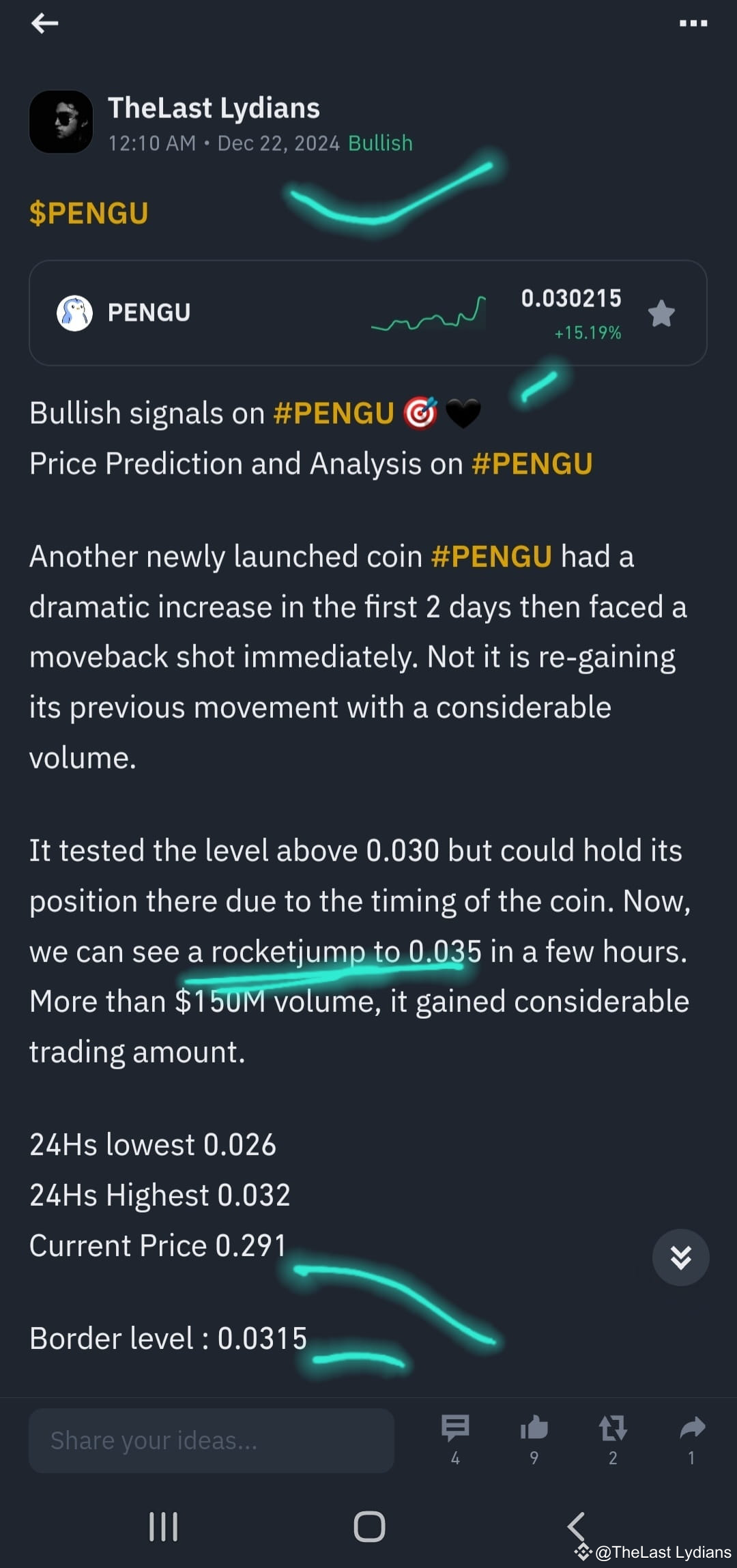 $PENGU again a great shot on #pengu 🎯🔫 see what is happe ...