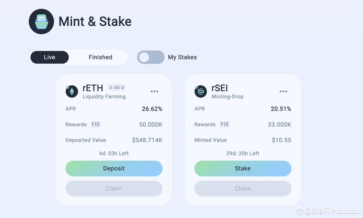 🚀 $rSEI Mint Drop Campaign is launched on the StaFi rToken | StaFi Protocol on Binance Square
