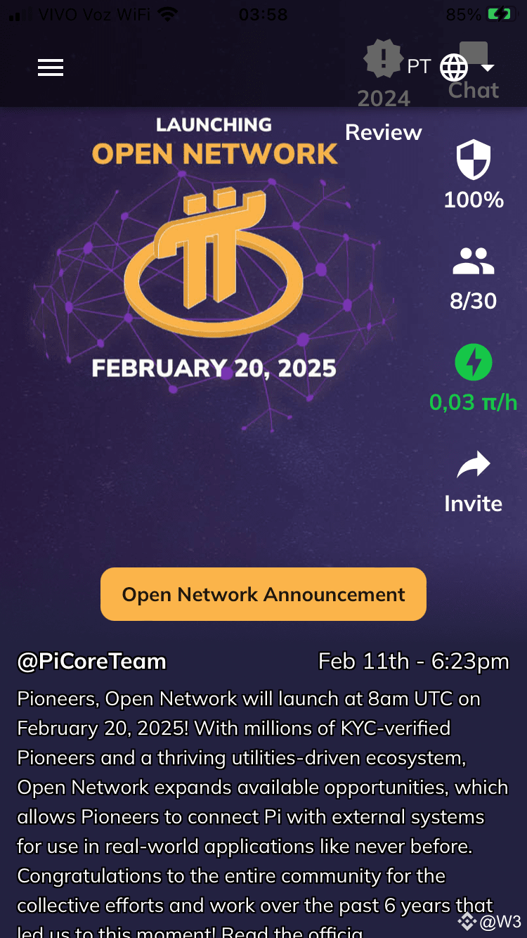 #pi TRUMP JANUARY 20 //. Pi February 20, 2025 pi launch a | W3 on Binance Square