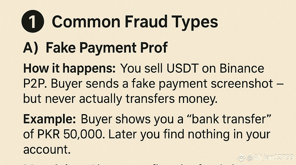 "Binance P2P Scam Alert — How I Spot and Stop Crypto Fraud" | Ali ...