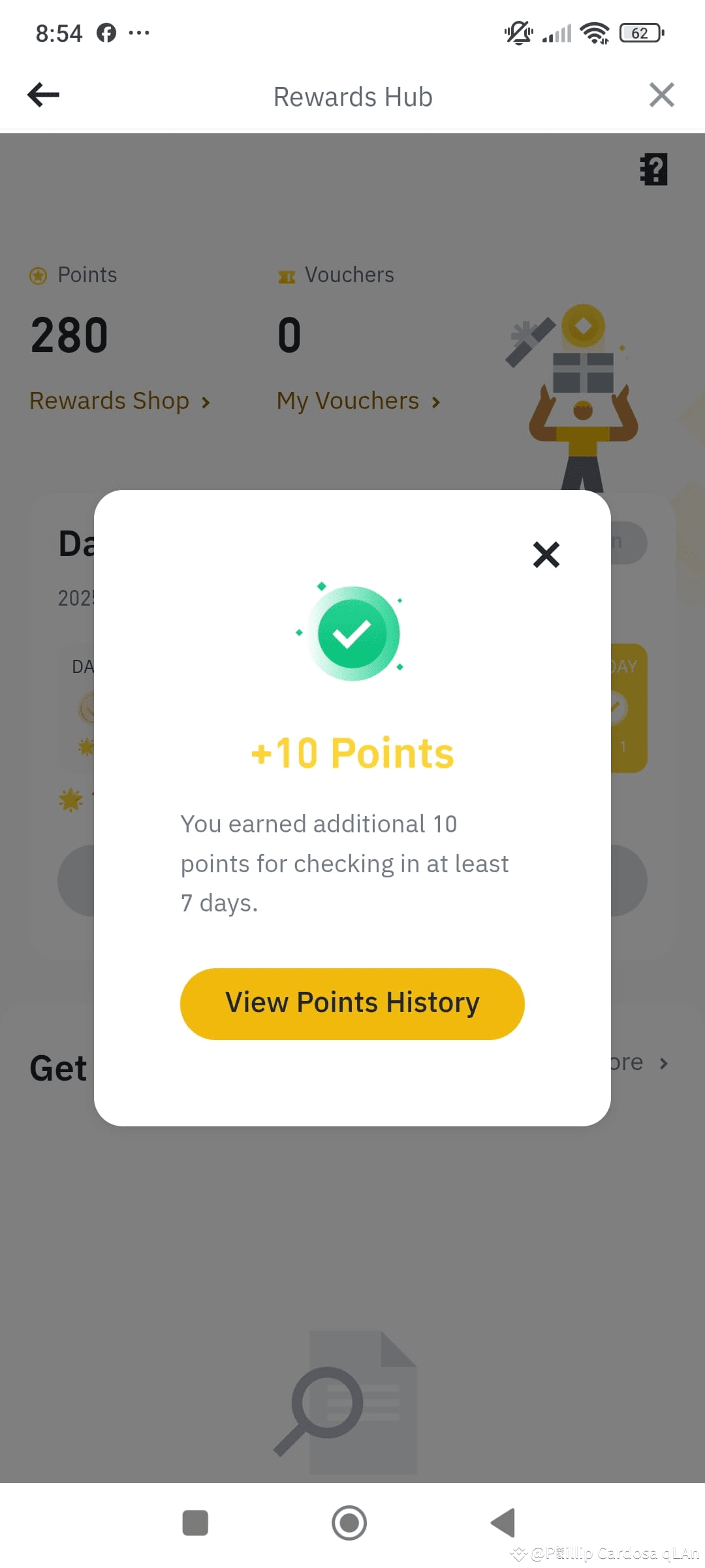 **Binance Daily Check in Rewards** To check in for daily re | Phillip ...