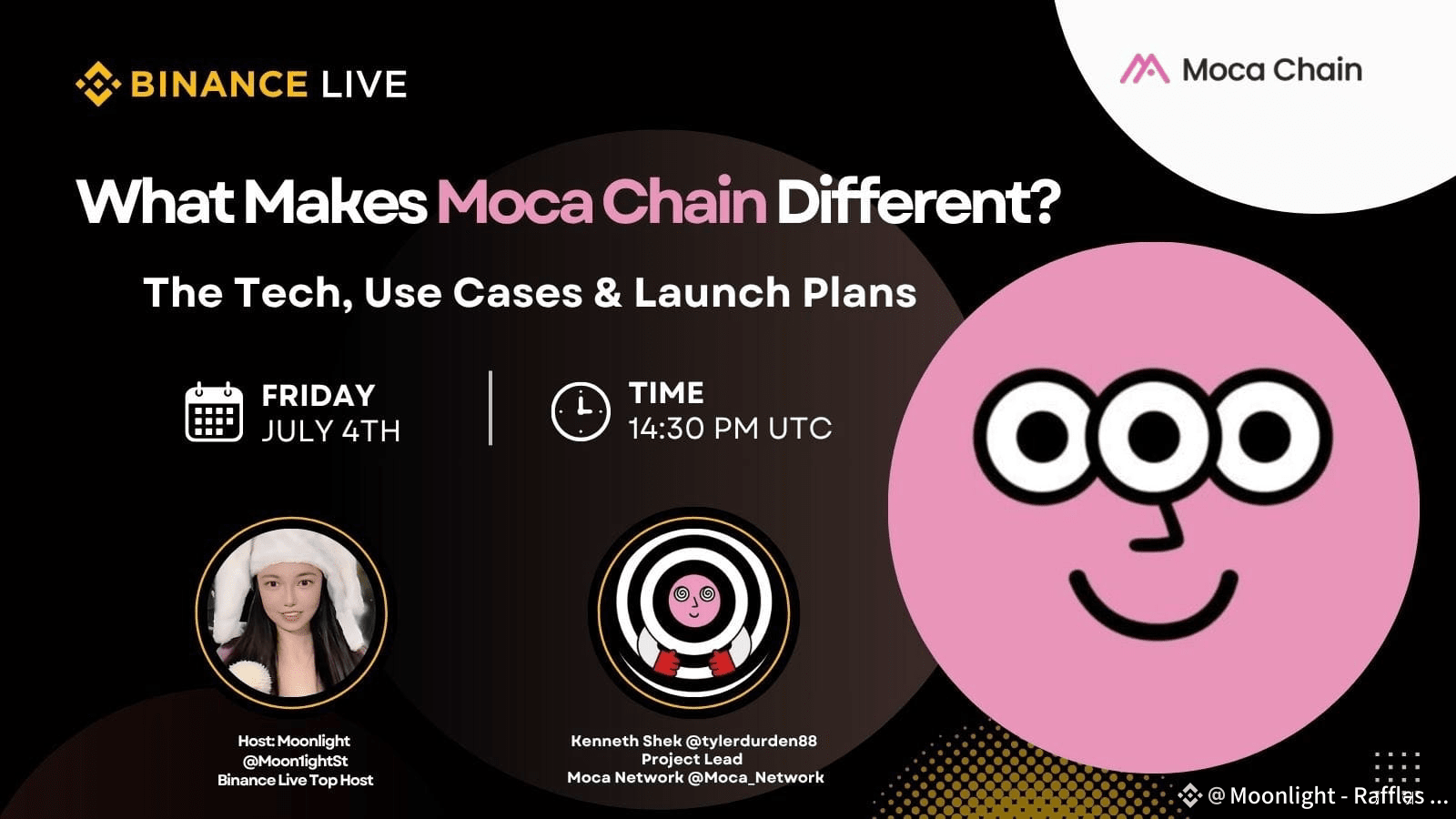 What Makes Moca Chain Different? Join us this Friday, July | Moonlight - Raffles n Giveaways on ...