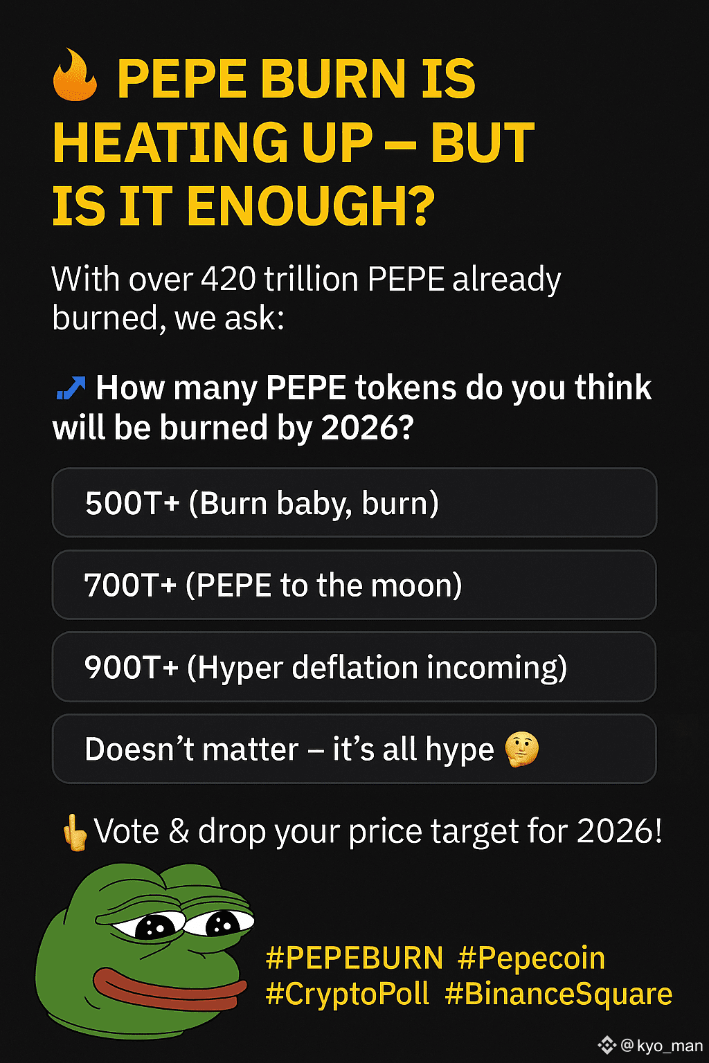 🔥 PEPE: $0.001 – A Meme or a Masterplan? Let’s Talk 👇 $PEP | kyo_man on ...