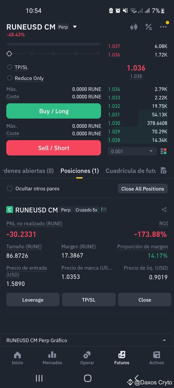 $RUNE falls more, I buy more. We do not believe in rumors th | Daxos Crytomarket on Binance Square