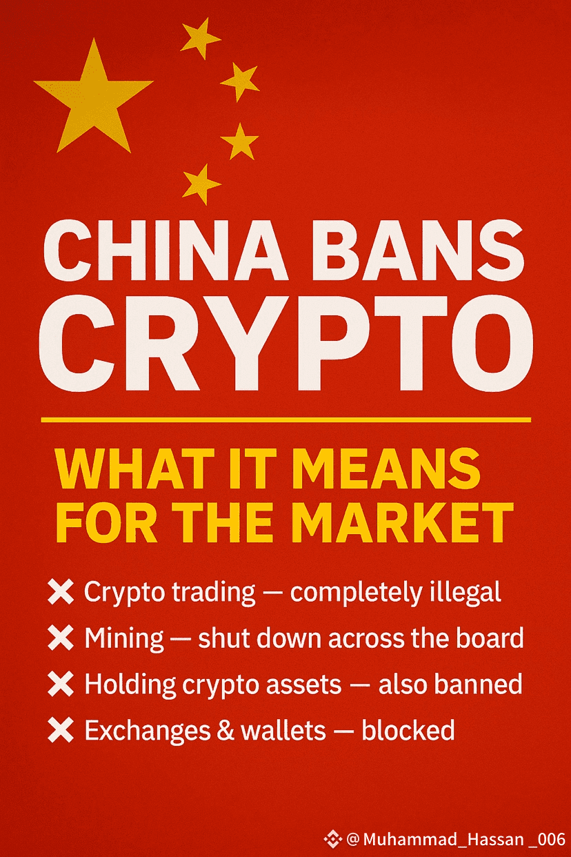🚨 China’s Full Crypto Ban Is Here — What It Means for the M | Muhammad ...