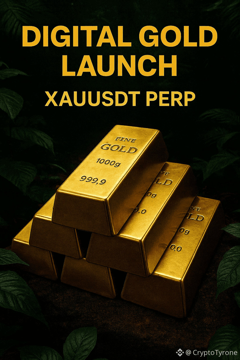 🟡🚀 Digital Gold Launch — XAUUSDT Perp Is Now Live Binance ...