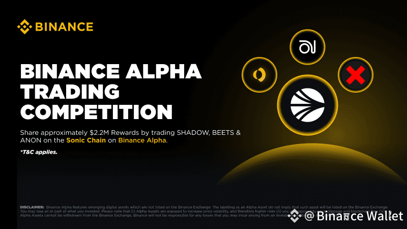 Join the Sonic Chain Trading Competition! Trade Sonic Chai | Binance Wallet on Binance Square