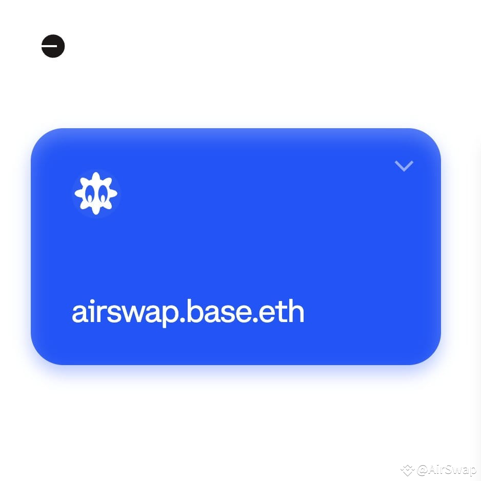 Hooray 🎉 @base | AirSwap on Binance Square