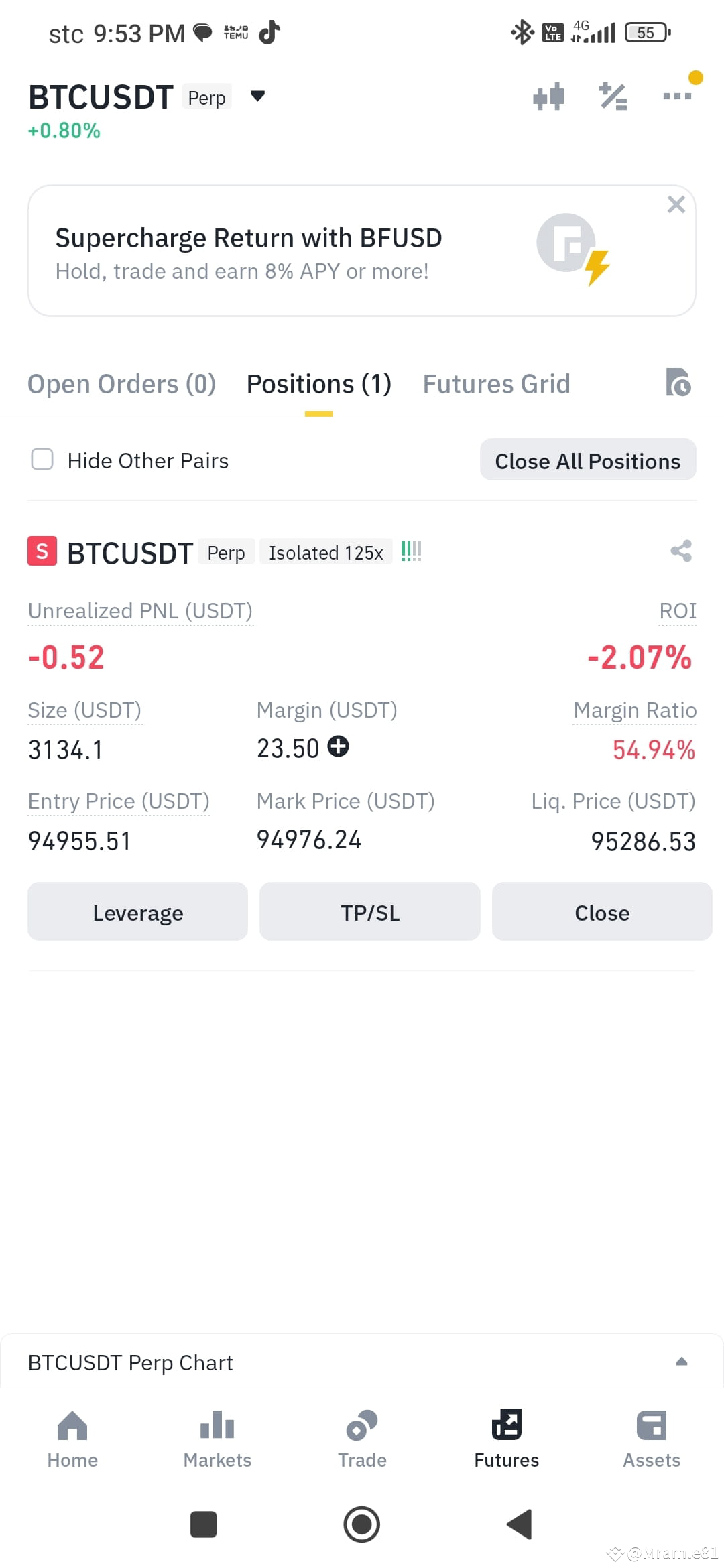 #BTC What you think About My Trade #BTCMove $BTC Full Spe | Mramle81 on ...