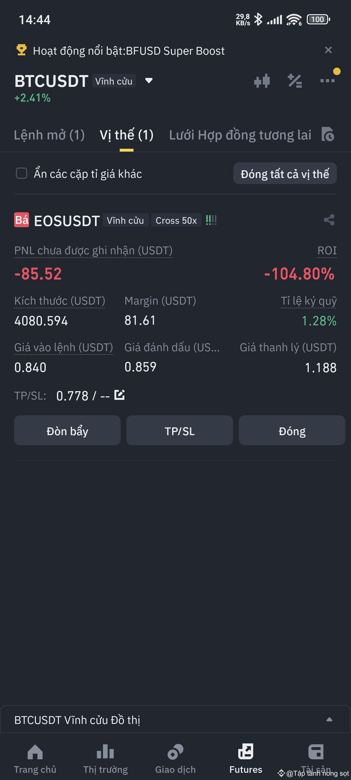 the knot pierces for liquidation, is there any reaction from | Tháng sau dương tài khoản on ...