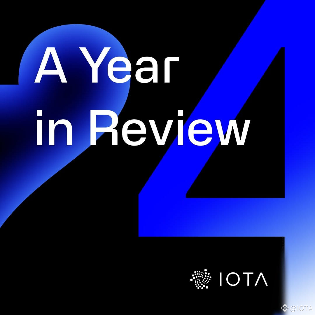 🎉 As 2024 ends, we reflect on a year of milestones for the | IOTA on ...
