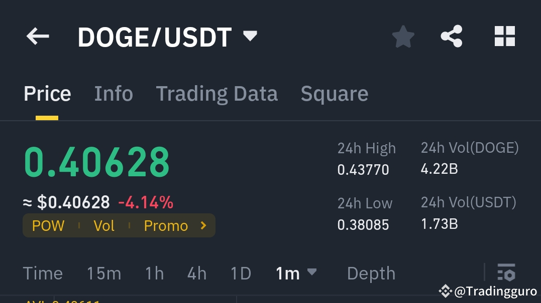 DOGE/USDT Price Analysis: Volatility on the 1-Minute Chart📊 The DOGE/USDT trading pairs ...