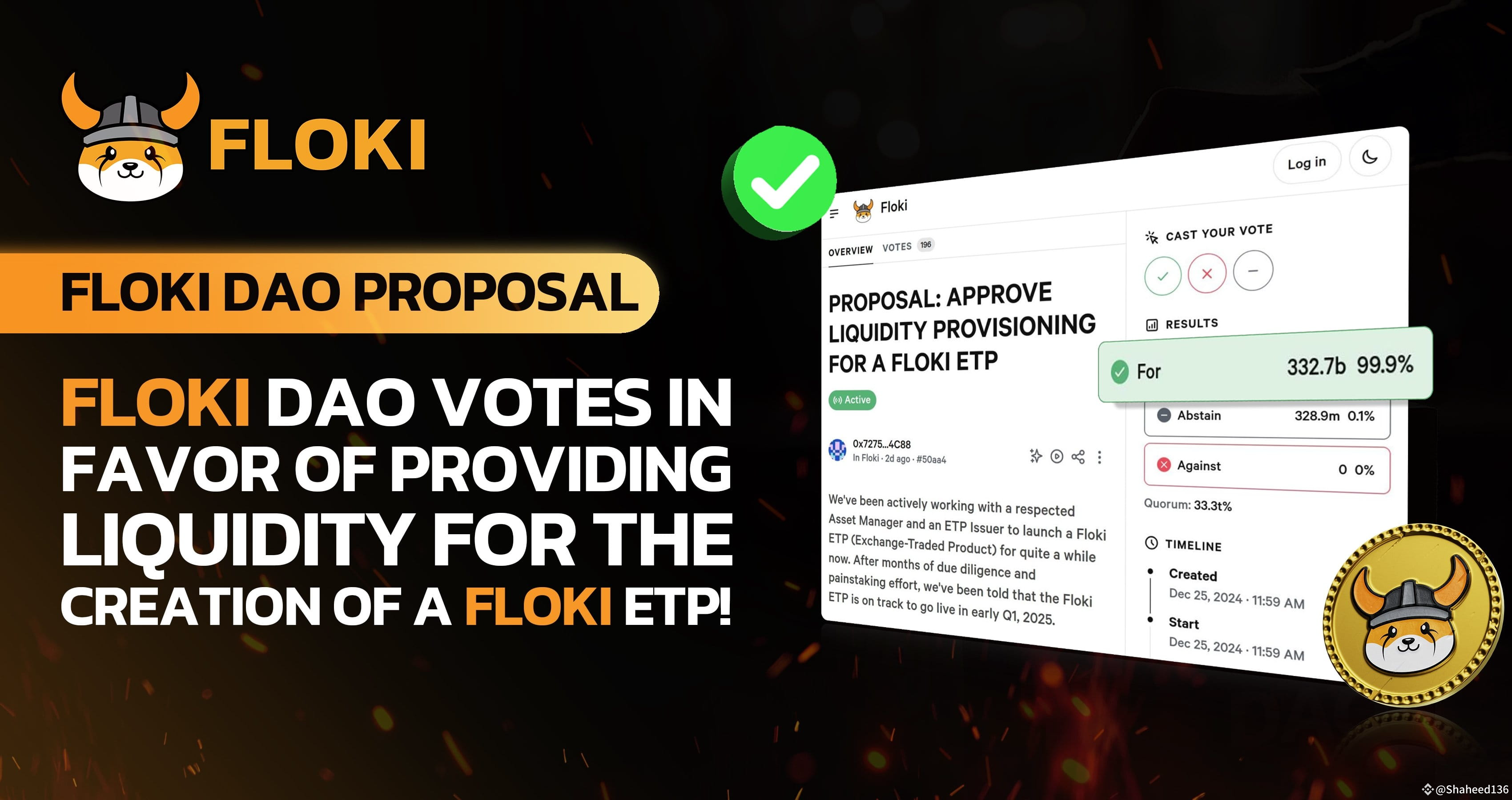 🚀 FLOKI DAO Approves Creation of a FLOKI ETP! 🌟 The $FLOK | Crypto Atlas on Binance Square