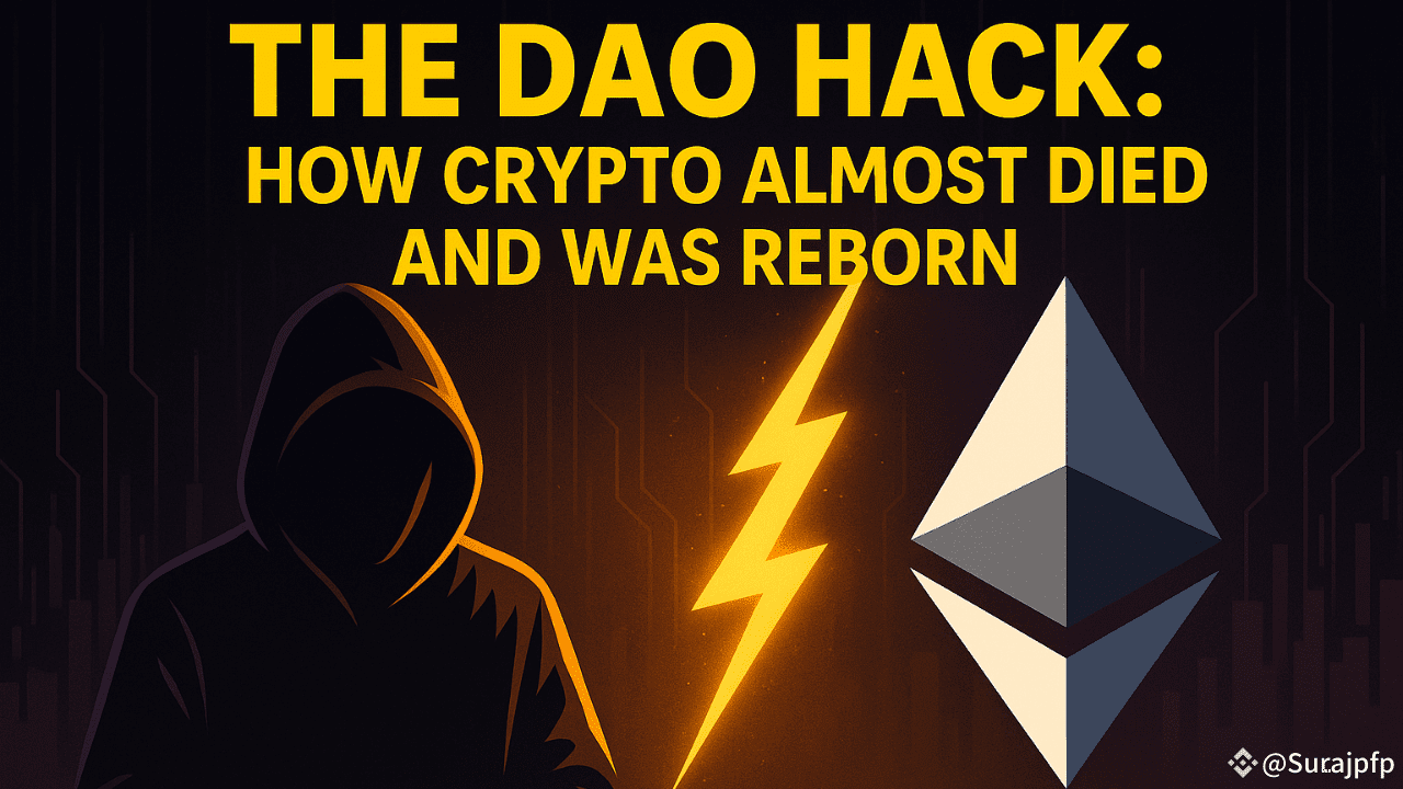The DAO Hack: How Ethereum Nearly Died and Was Reborn | Surajpfp على Binance Square