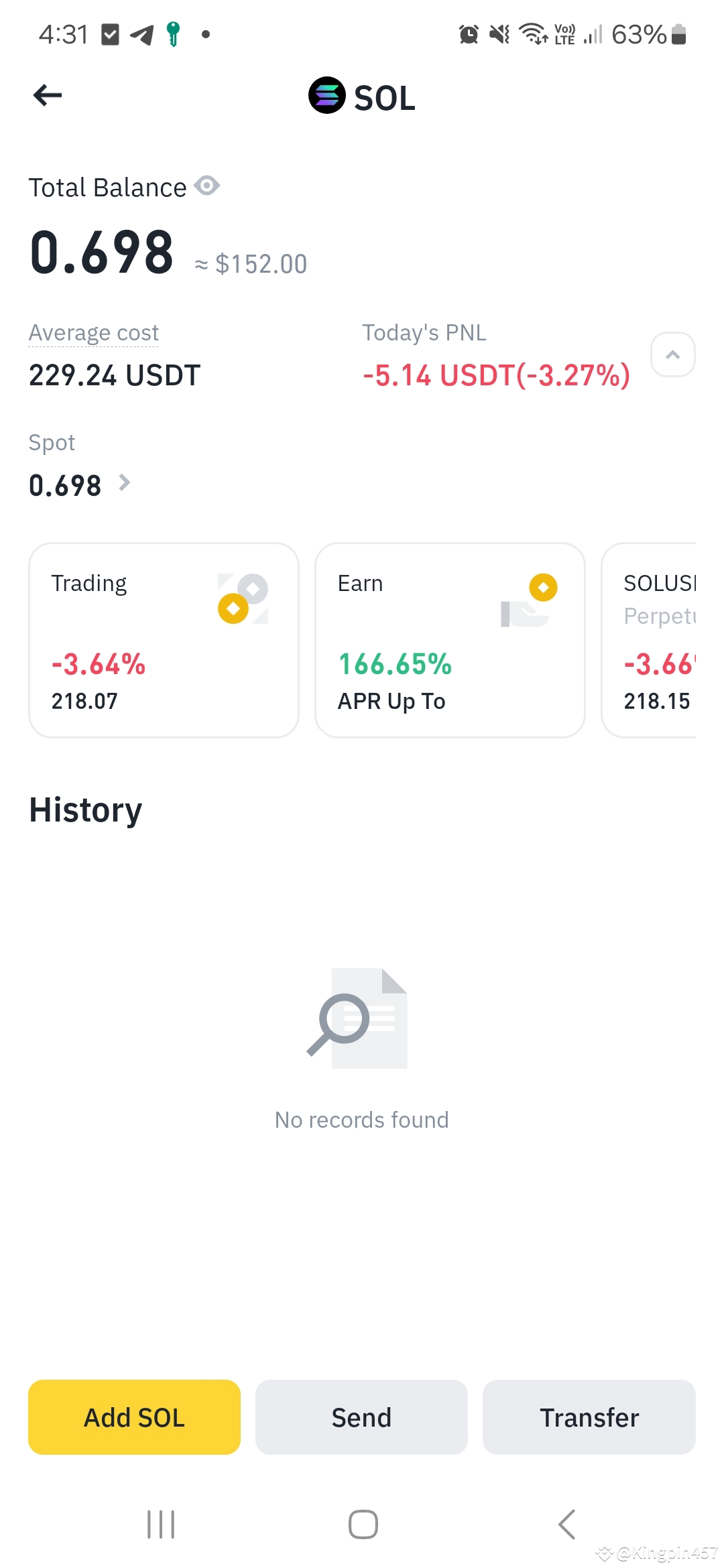 do I Hold SOL or count my losses and sell? | Kingpin457 on Binance Square
