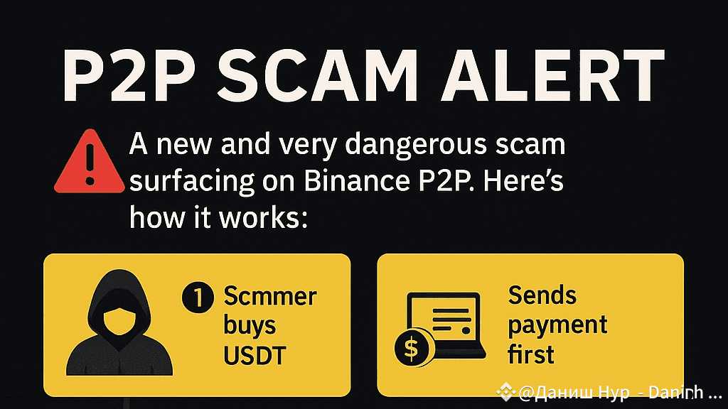 ⚠️ P2P SCAM ALERT: BEWARE OF A NEW BINANCE P2P SCAM ⚠️ | Даниш Нур ...