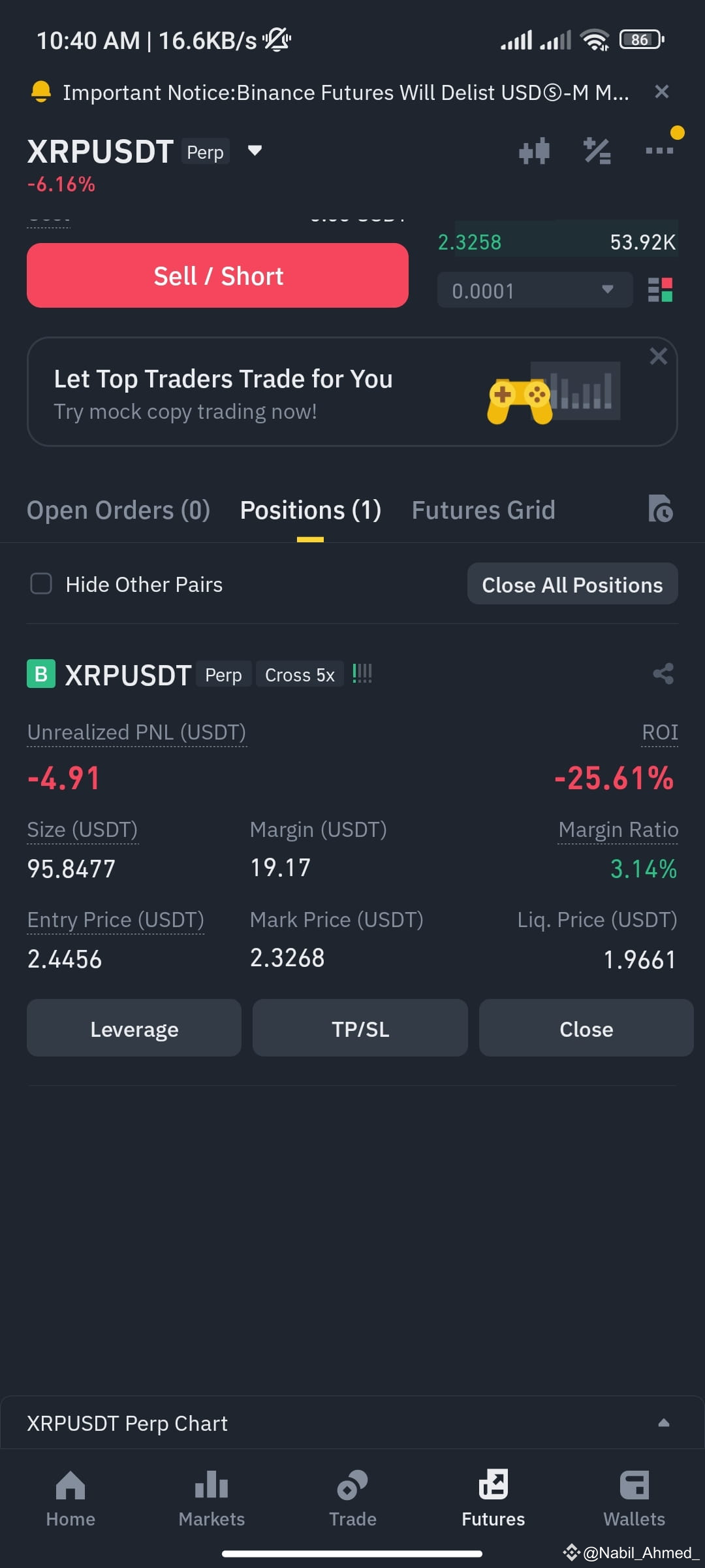 $XRP Will the price of XRP fall below 1.9 in these few days? | Nabil_Ahmed_ on Binance Square