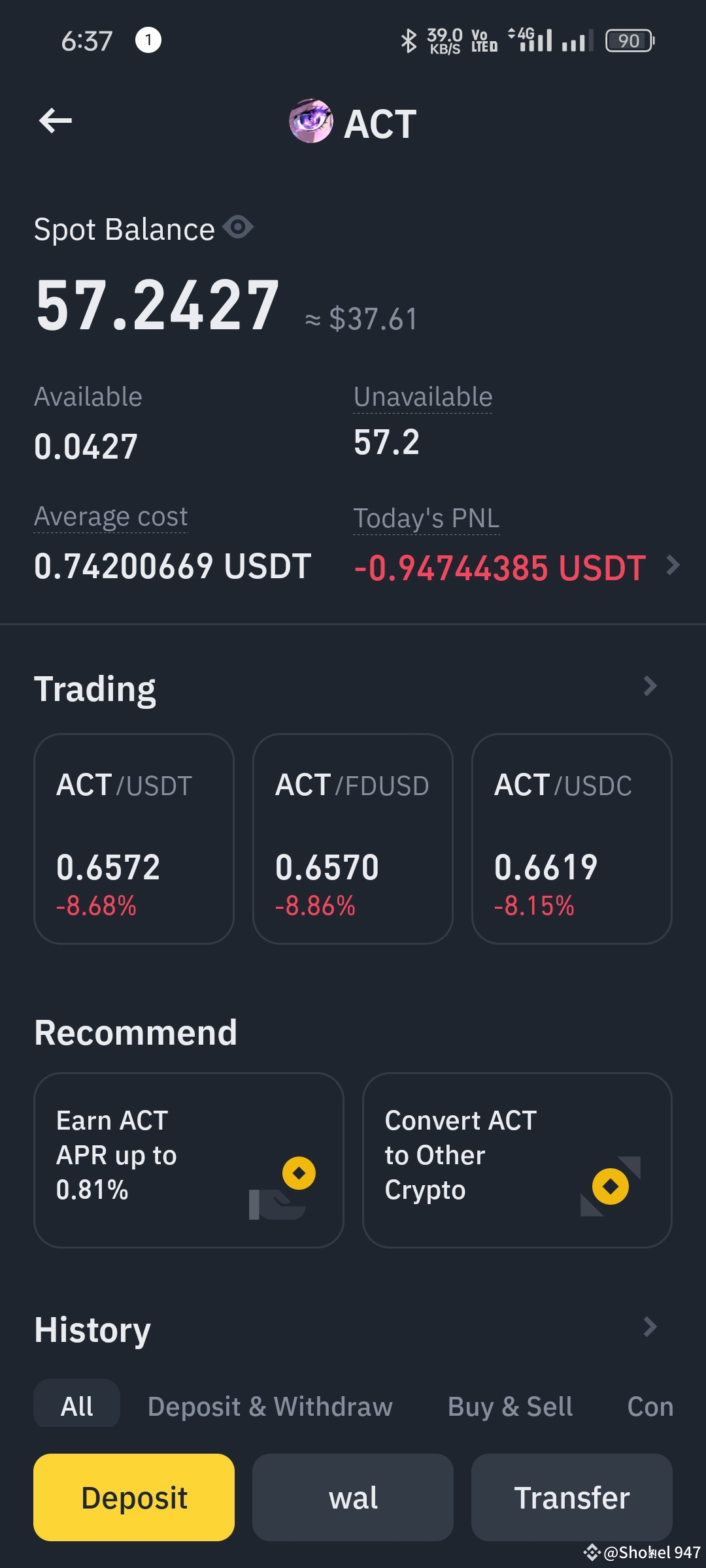 Want to hold the #ACT coin for a long time, what is the c | Shohel 947 ...