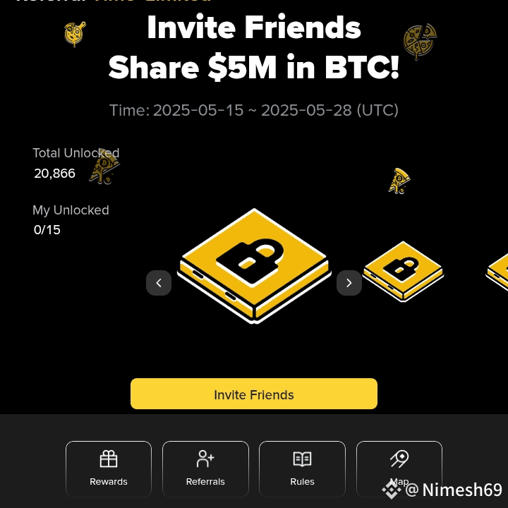 Invite friendS And Win BTC #BinancePizzaVN #BinancePizzaDay | Nimesh69 ...