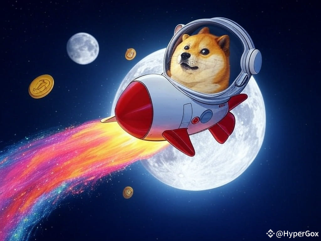 To the MOON we go! Dogecoin is the king of memes – who needs | HyperGox ...