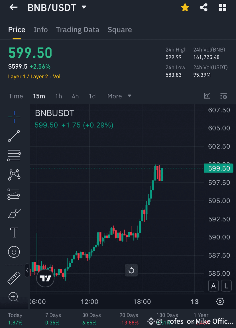 $BNB /USDT – BULL RUN AGAIN CONFIRMED!! 🔥💯 $BNB has broke | Professor Mike Official on Binance ...